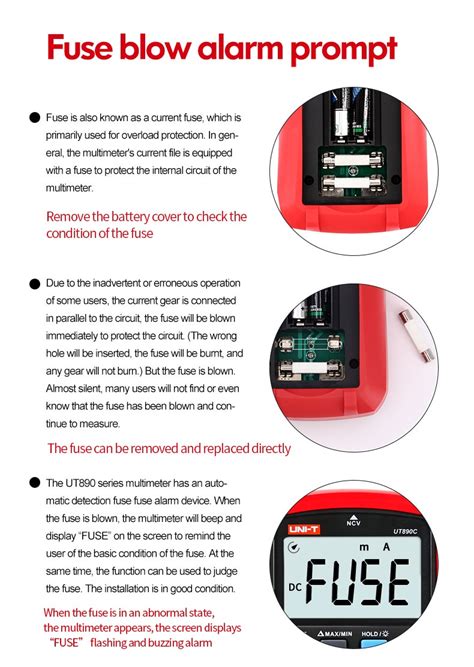 Uni T Uni T Digital Multimeter True Rms Ut890c Ut890d Manual Range Ac Dc Frequency Capacitance