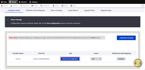 configure github as oauth provider with drupal as oauth client for sso