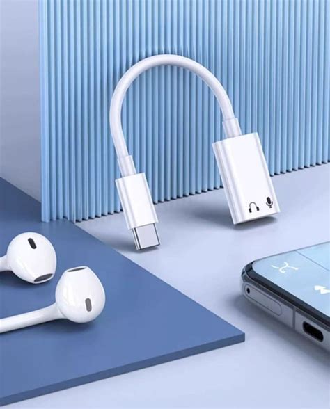 Адаптер переходник для наушников и микрофона Usb C на Lightning Earpods Jack купить на Ozon по