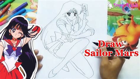 How To Draw Sailor Mars Vẽ Thủy Thủ Sao Hỏa Cá Tính Magical Girl Anime Sailor Mars Drawings
