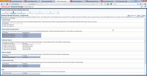 Discover Exadata In Enterprise Manager Cloud Control 12c