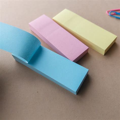 3 Cut Sticky Notes 1x 3 Ink N Ivory