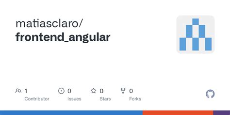 Github Matiasclarofrontendangular