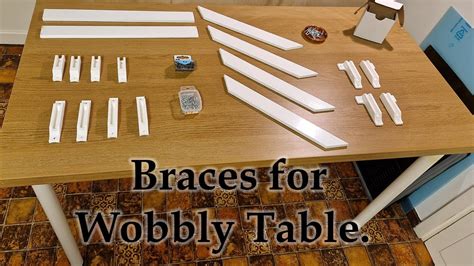 Braces For Wobbly Table Youtube
