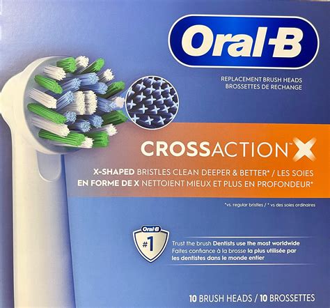 Oral B Cross Action Electric Toothbrush Replacement Brush