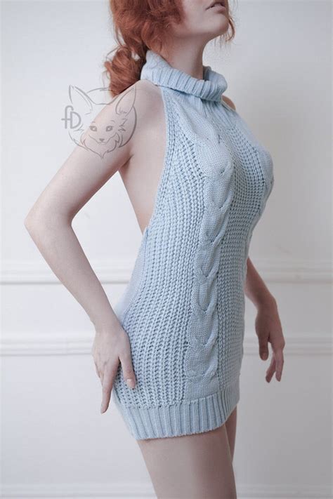 Handmade Sexy Sweater Virgin Killer Sweater Anime Manga Cute