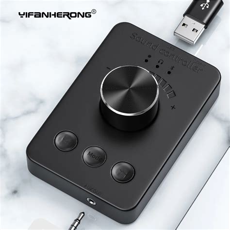 Usb 볼륨 조절 손잡이 컴퓨터 스피커 컨트롤러 원 클릭 음소거 기능 및 재생 일시 중지 스킵 기능이있는 3 개의 볼륨 조절