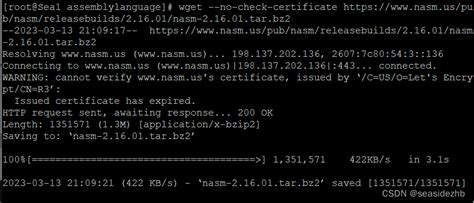 Centos 7源码安装nasm汇编器，从源码安装gcc 1220，使用汇编语言输出“hello”nasm下载 Csdn博客