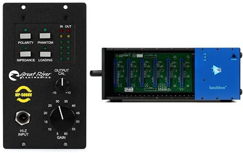 API 500 6B 6 Slot 500 Series Lunchbox Bundle With Great River Reverb