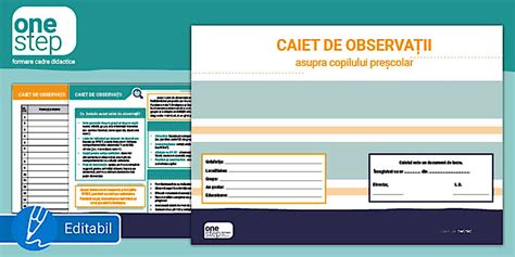 Caiet De Observații Model Teacher Made Twinkl