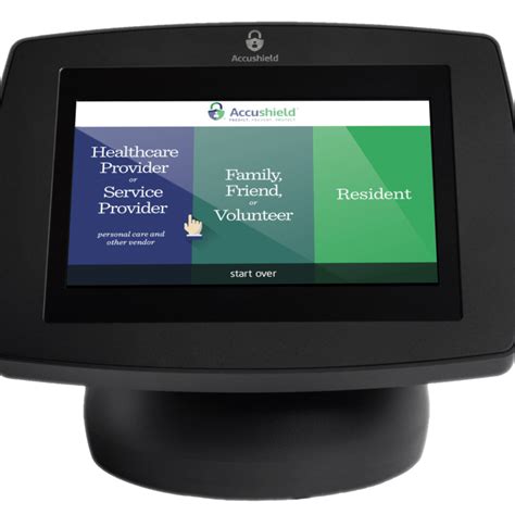 Black Kiosk Front Accushield