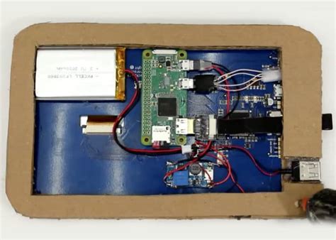 Cardboard Raspberry Pi Tablet Geeky Gadgets