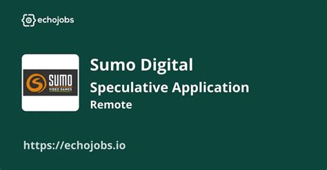 sumo digital is hiring speculative application senior lead principal programmer [remote