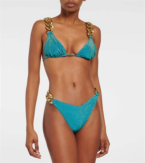 Same Chain Detail Bikini Bottoms Same
