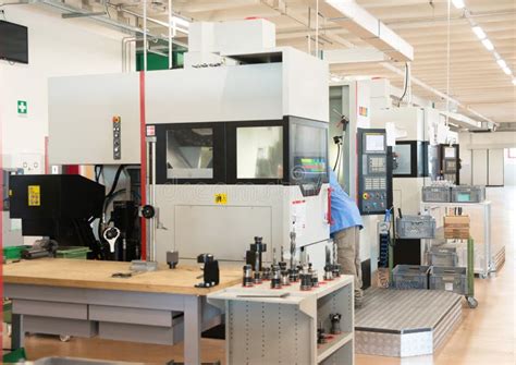 machine tools with computer numerical control cnc stock image image