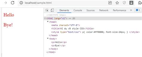Element style là gì