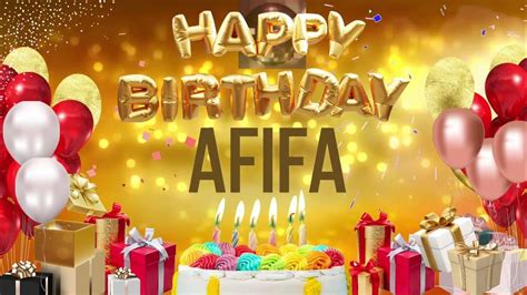 Afifa Happy Birthday Afifa Youtube