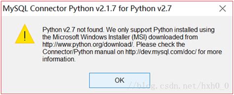 解决python安装mysql驱动失败的问题 Csdn博客
