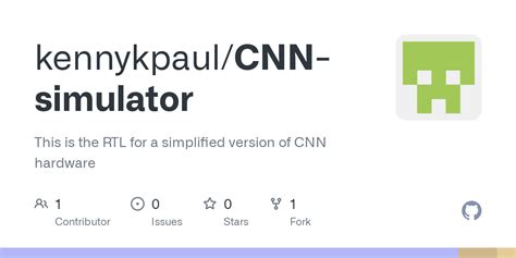 github kennykpaul cnn simulator this is the rtl for a simplified