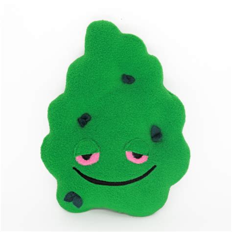 Stoned Cannabis Bud Plushie Pillow Plusheez