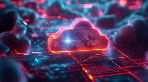 Ai Cloud Storage Computing Concept A Visual Representation Generative Ai Stock Footage Video