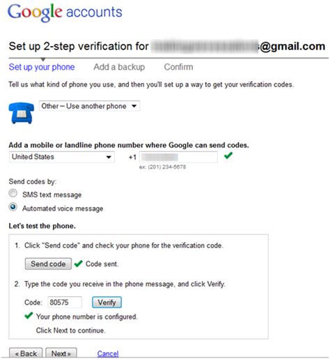 How To Setup Google Step Verification