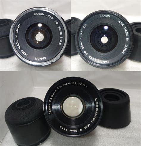 ★極上3点セット★canon キヤノン Fd 28 35mm 50mm メルカリ