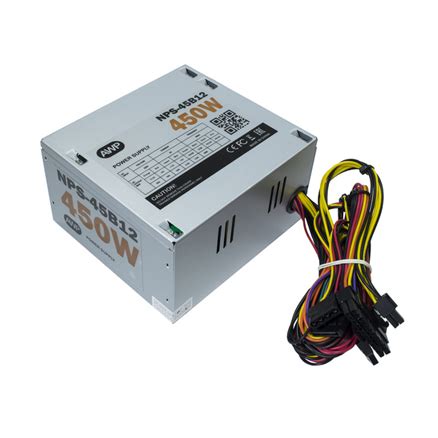 Блок питания AWP 450W NPS 45B12 ATX 12cm fan 24 4 1 2 IDE 2 SATA