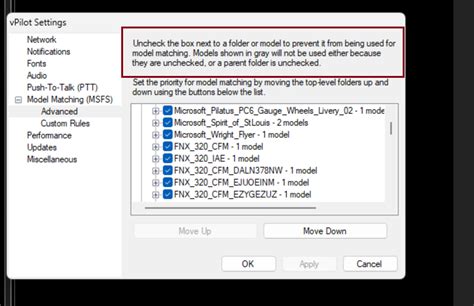 model matching query pilot software vatsim forum