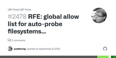 Rfe Global Allow List For Auto Probe Filesystems Etcfilesystemsallow · Issue 2478