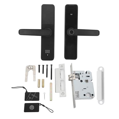 Intelligent Smart Fingerprint Lock Swipe Card Key Password Electronic Lock For Wooden Door