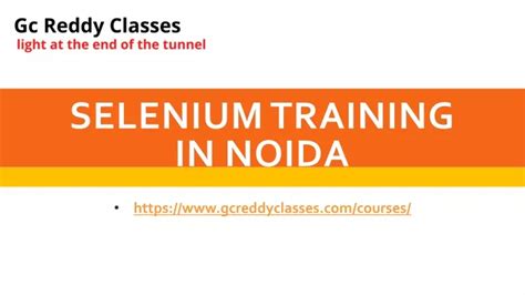 Ppt Selenium Training In Noida Powerpoint Presentation Free Download Id 9804320