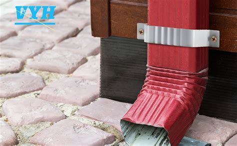 Vyh Downspout Adapter Gutter Downspout Strap 3x4 Leader Strap 3x4 White Tools