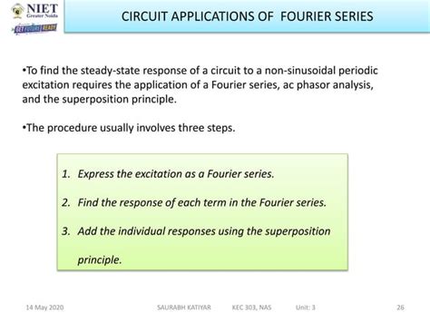 Network Analysis And Synthesis Fourier Series Pptx