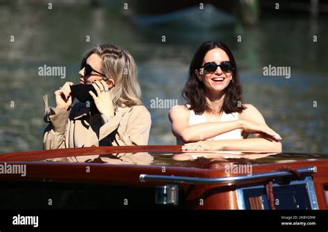 Katherine Waterston Vanessa Kirby Are Seen Arriving At The Excelsior During The Th Venice