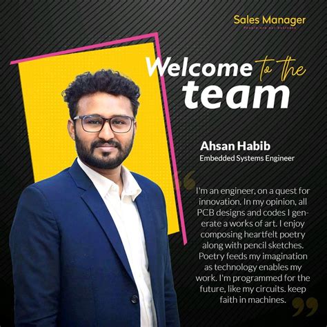 Badshah Fahad On Linkedin Welcome To The Team Md Ahsan Habib