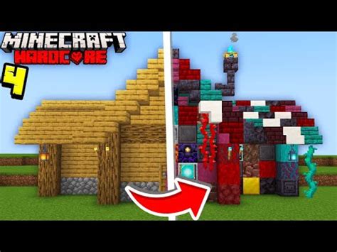 Building With Every Nether Block In Hardcore Minecraft YouTube