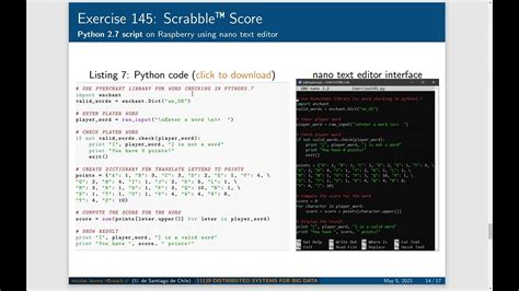 How To Solve Exercise 145 Scrabble Score The Python Worlbook Youtube