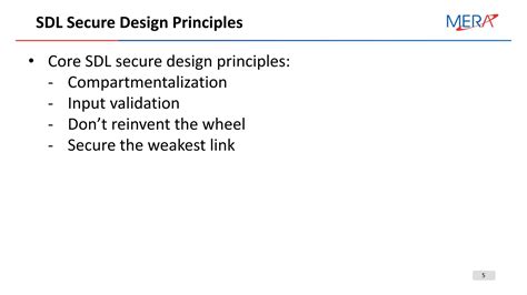 Sdl Secure Design Principles Pptx