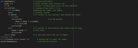 Write A Program That Computes An Integers Checksum To Compute The Checksum Break The Integer
