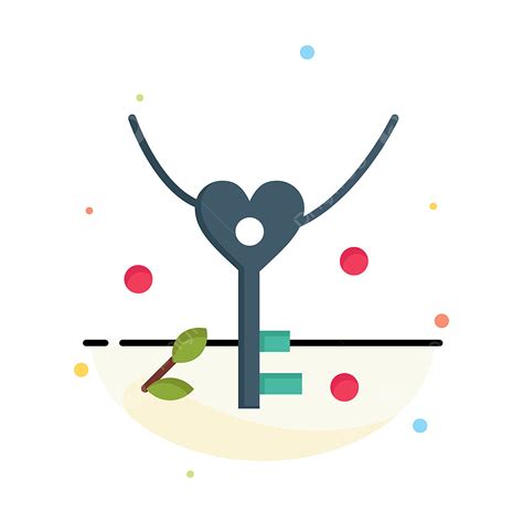 Wedding Abstract Flat Color Icon Template Png Vector Psd And Clipart