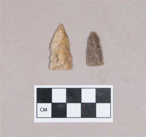 Chipped Stone Projectile Points Triangular Objects Emuseum
