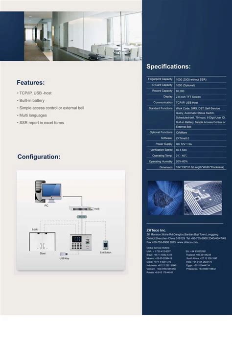 Fingerprint Zkteco Time Attendance Systems At In Jaipur ID