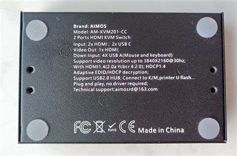 Недорогой х портовый KVM переключатель AIMOS AM KVM CC с HDMI и USB DevDotNet ORG