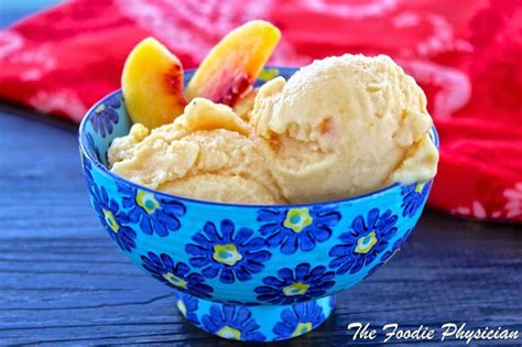 Super Fast Peach Frozen Yogurt