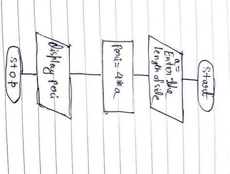 Write Pseudocode And Algorithm And Draw A Flowchart For Calculating The Square Of A Number