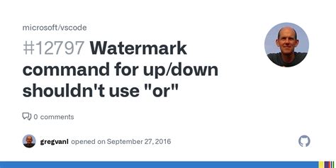 Watermark Command For Updown Shouldnt Use Or · Issue 12797