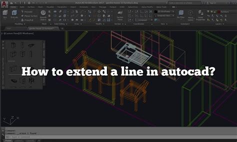 How To Extend A Line In Autocad Caddikt