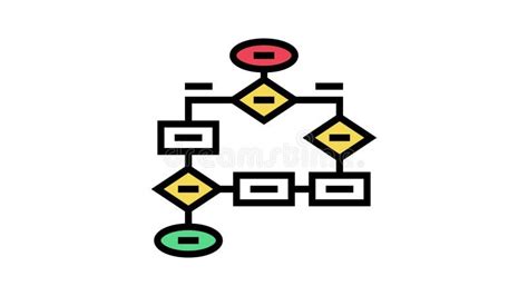 Flow Chart Color Icon Animation Stock Footage Video Of Radar