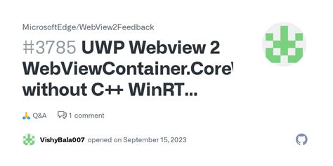 Uwp Webview 2 Webviewcontainer Corewebview2 Addhostobjecttoscript Without C Winrt Component